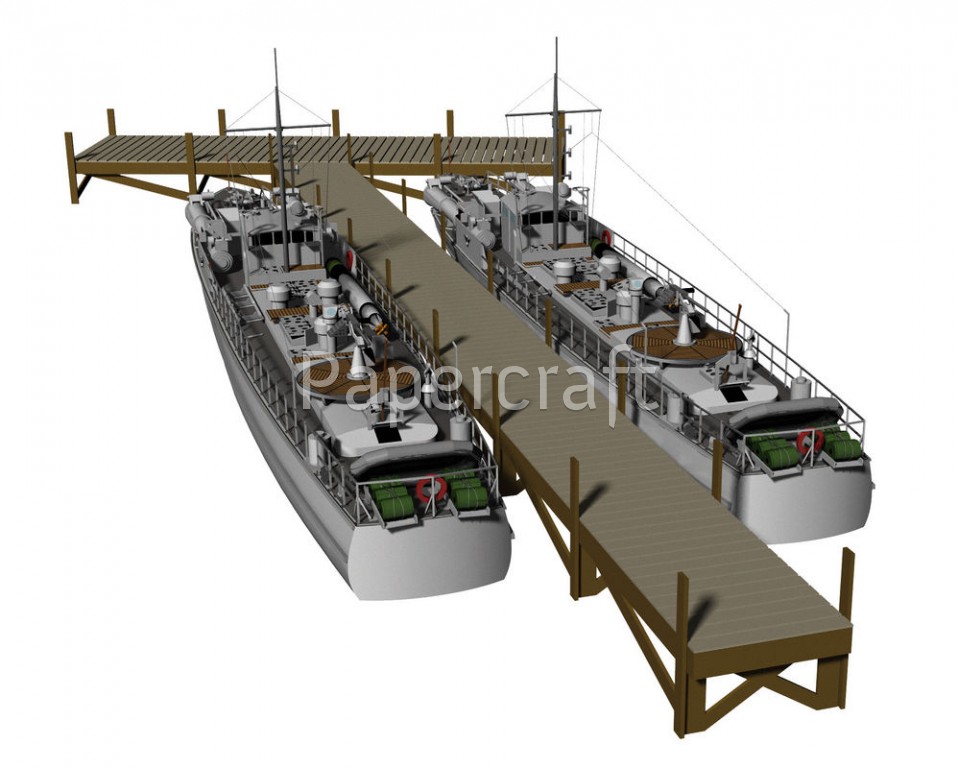Papírový model - Rychlé čluny S7 - S13 (3122) | Papercraft.cz