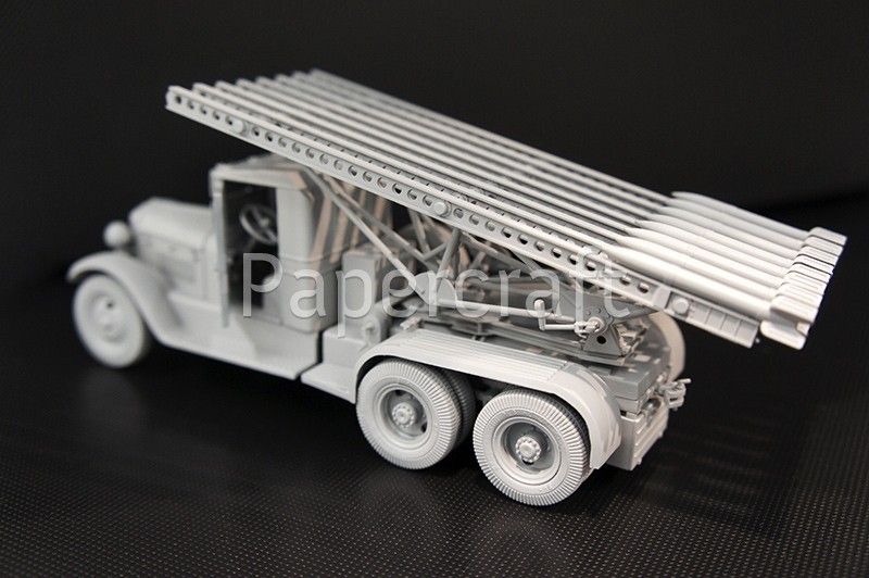 Ruský raketomet "Katyusha" BM-13, model 1941 | Papercraft.cz