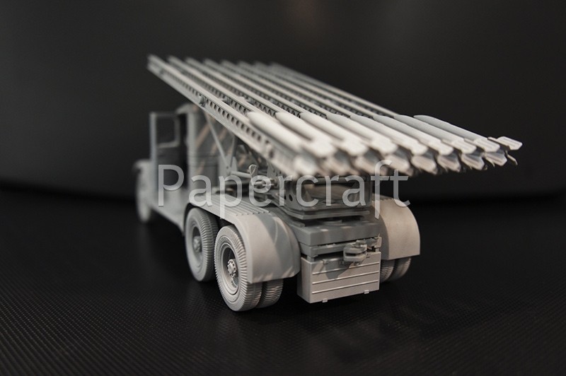 Ruský raketomet "Katyusha" BM-13, model 1941 | Papercraft.cz