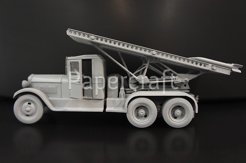 Ruský raketomet "Katyusha" BM-13, model 1941 | Papercraft.cz