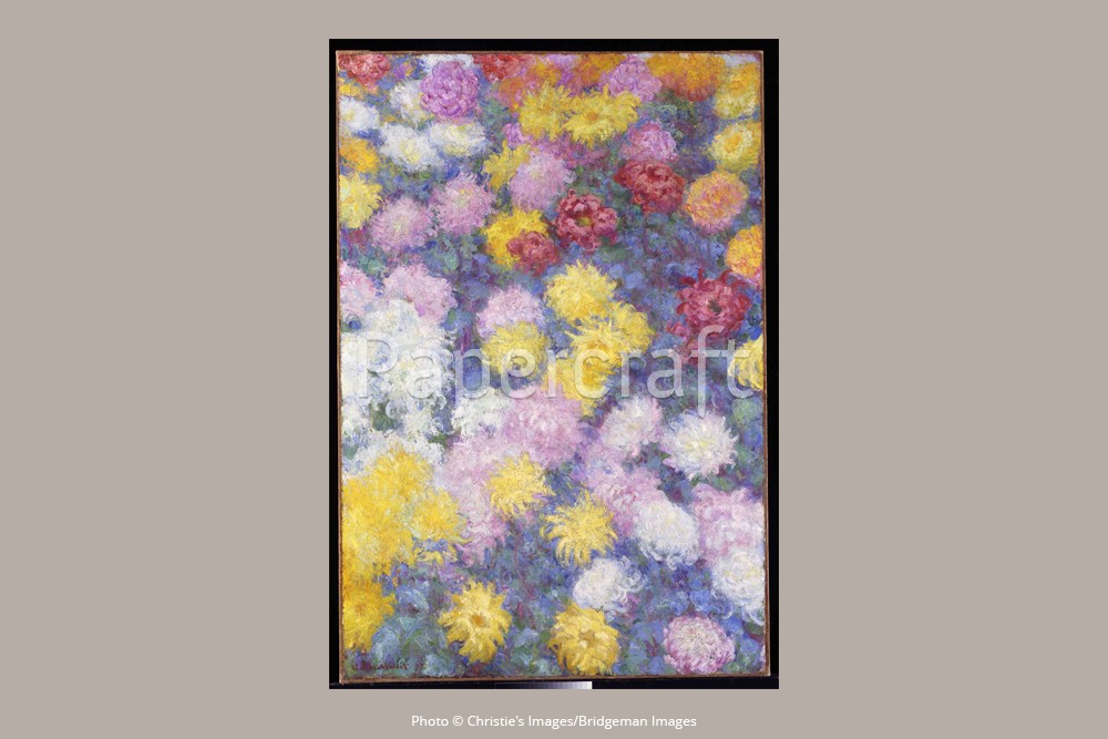 Sešit Paperblanks Monet’s Chrysanthemums A4 tečkovaný CBD6270 ...