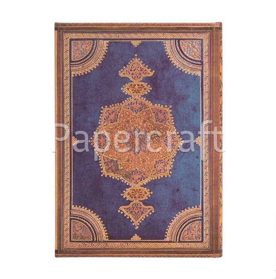 Paperblanks diář 2023 Safavid Indigo Midi verso 8584-3 | Papercraft.cz
