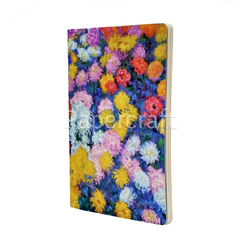 Sešit Paperblanks Monet’s Chrysanthemums A4 tečkovaný CBD6270 ...